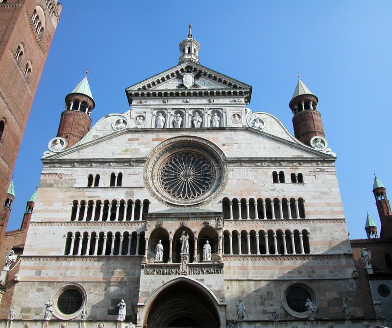 The Cathedral of Cremona. Lombardy, Italy Stock Image - Image of ...