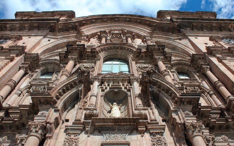 CATHEDRAL of CUSCO and MAIN SQUARE. CUZCO, PERU Stock Image - Image of ...