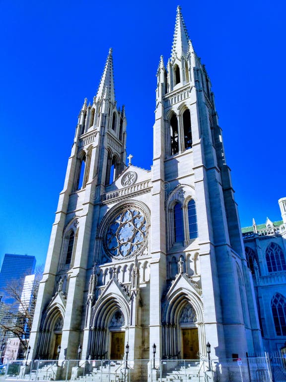 Cathedral Denver. Colorado stock image. Image of denver - 224933027