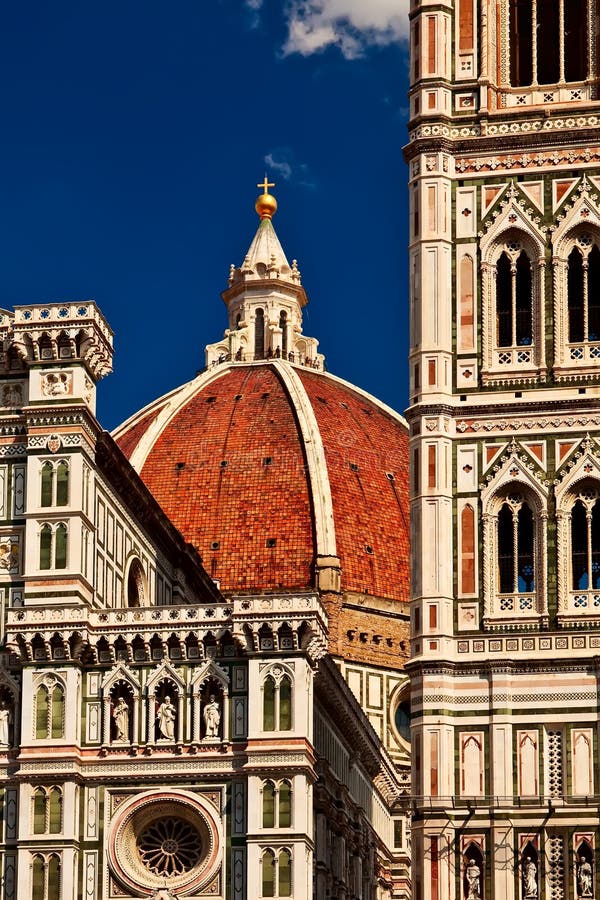 A cathedral dome. stock photo. Image of firenze, view - 11348168