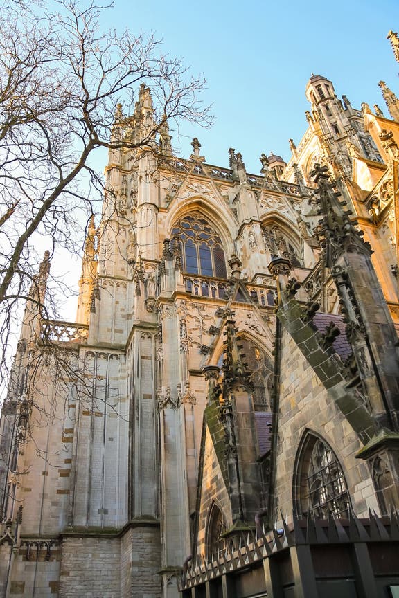 Cathedral in the Dutch City of Den Bosch. the Netherlands Stock Image ...