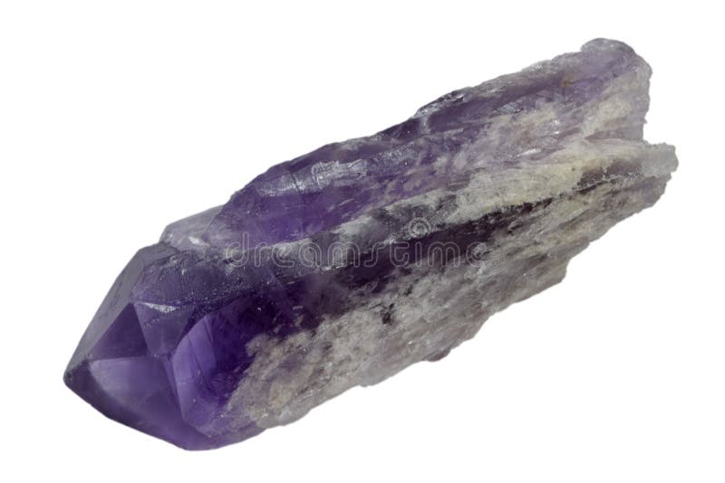 Cathedral Elestial Amethyst Stock Image - Image of isolated, natural ...