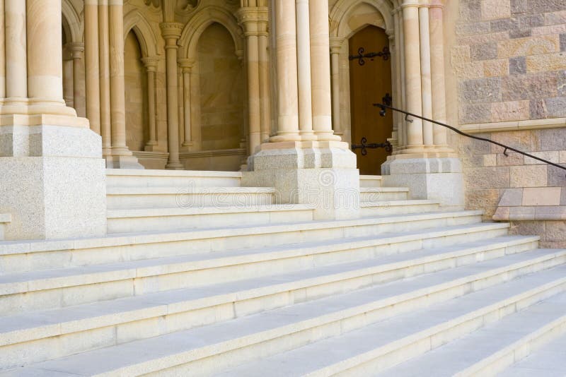 Cathedral entrance stock image. Image of outside, stairs - 1809277