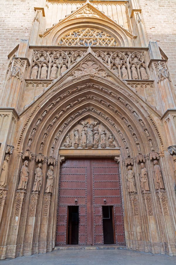 Cathedral entrance stock photo. Image of wall, wide, wooden - 25484776