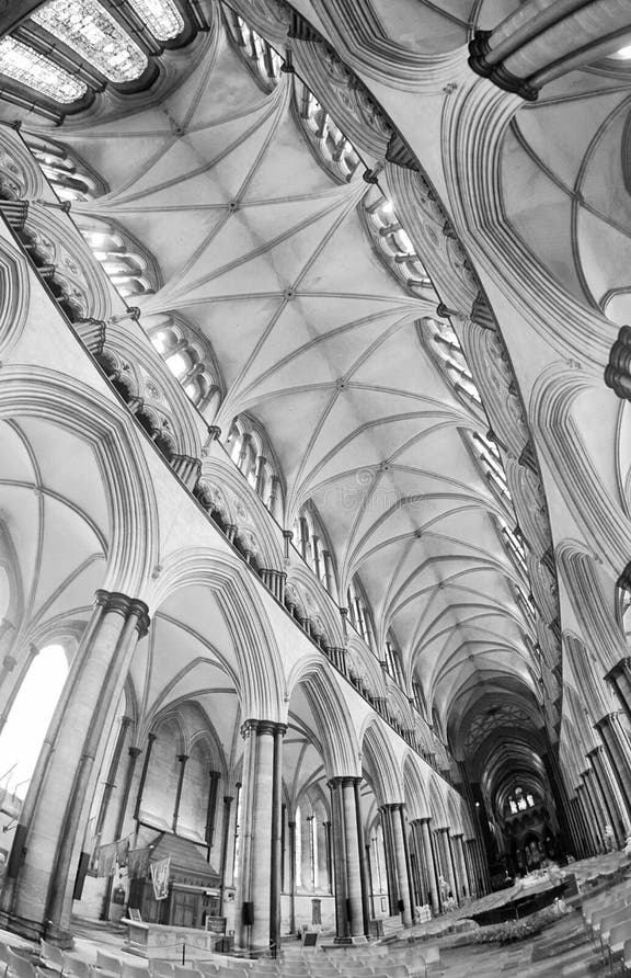 Cathedral of Exeter, England Interior Editorial Image - Image of ...