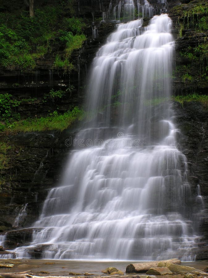 Cathedral Falls, Gauley Bridge WV #7 Stock Image - Image of hiking ...