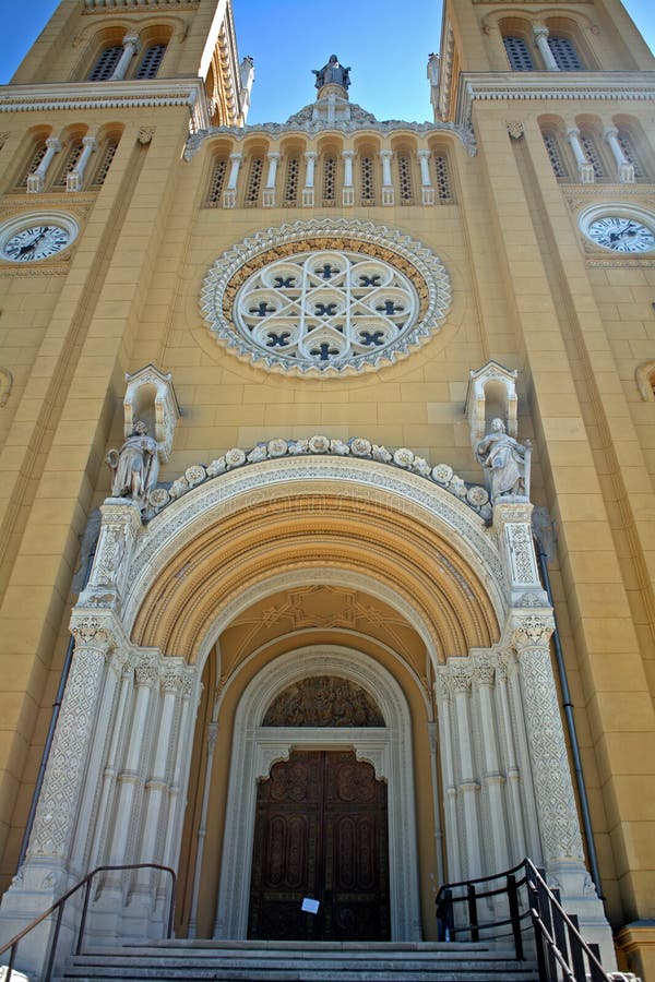 Cathedral, Fot, Hungary stock photo. Image of attraction - 62945914
