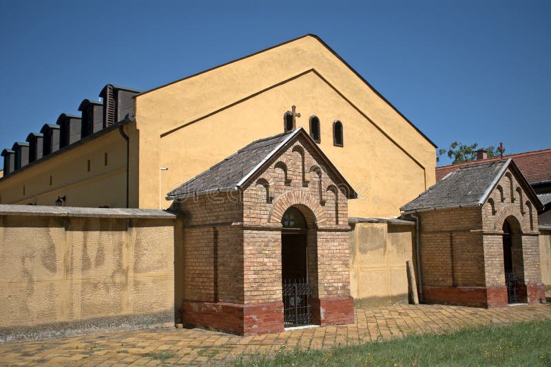 Cathedral, Fot, Hungary stock photo. Image of attraction - 62945914