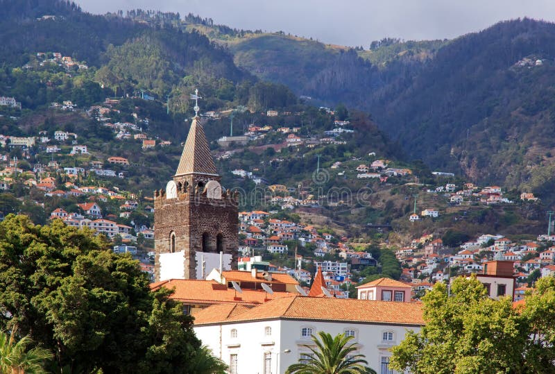 Cathedral of Funchal (Madeira) Stock Photo - Image of portugal, madeira ...