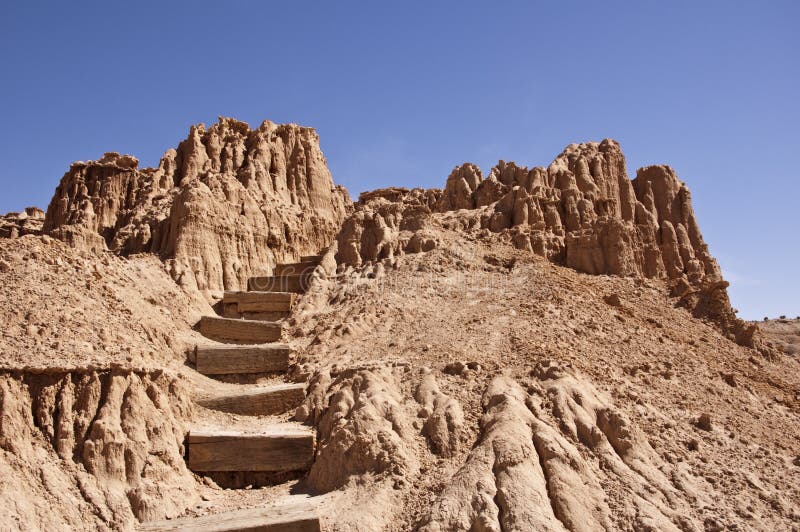 Cathedral Gorge View stock image. Image of nevada, landmark - 16413795