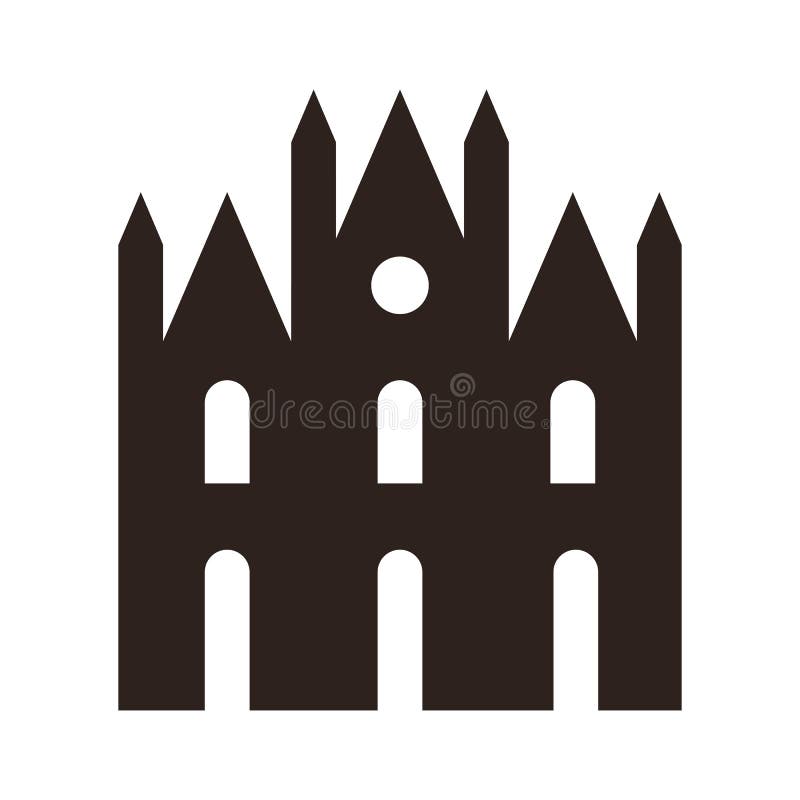 Cathedral icon stock vector. Illustration of architecture - 79986485