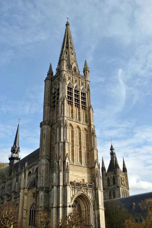 St. Martin's Cathedral In Ypres, Belgium Stock Image - Image of martins ...