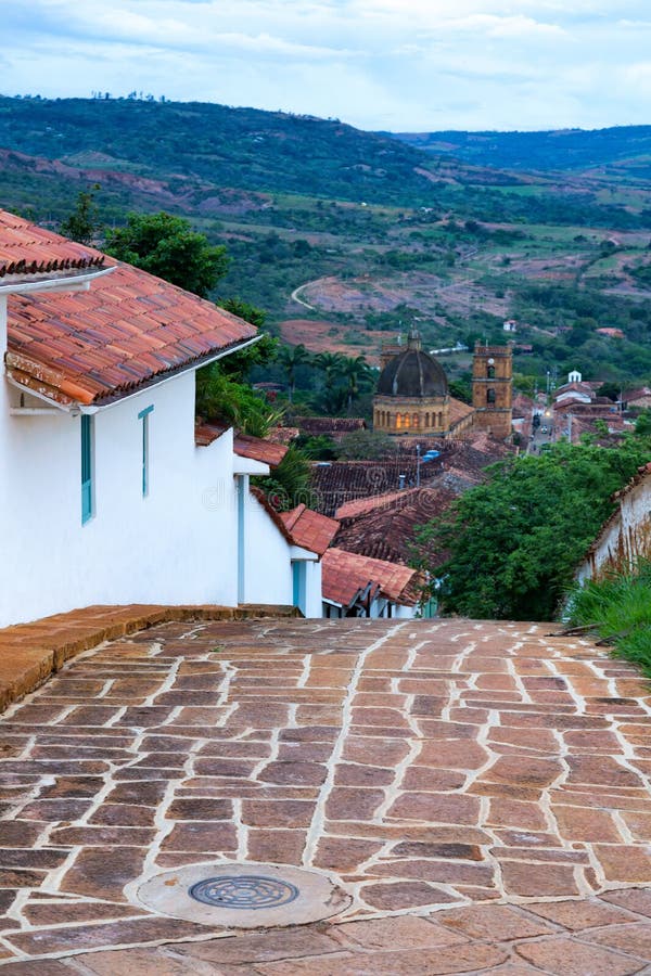 Barichara town view stock photo. Image of architecture - 90671602