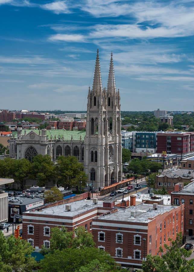 Cathedral of the Immaculate Conception in Denver Editorial Stock Photo ...