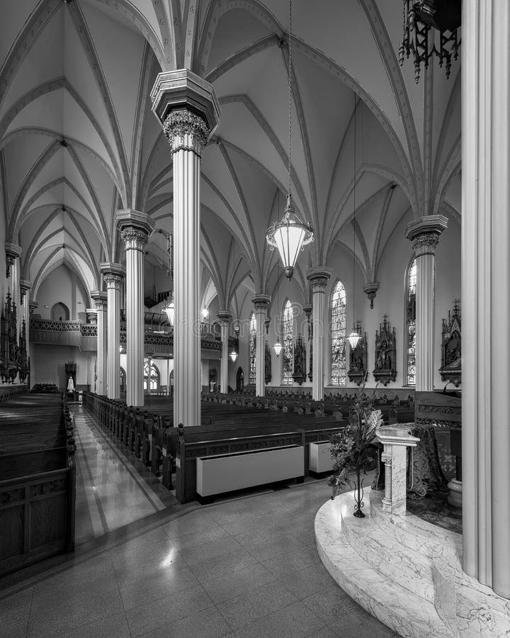 Cathedral of the Immaculate Conception of Fort Wayne Editorial Stock ...