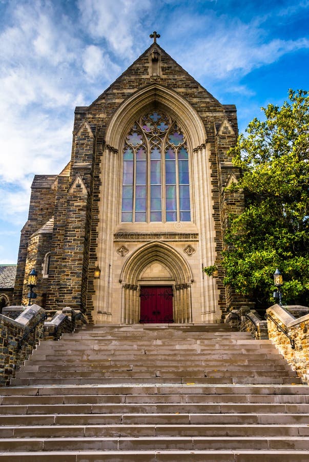 The Cathedral of the Incarnation in Baltimore, Maryland. Stock Photo ...