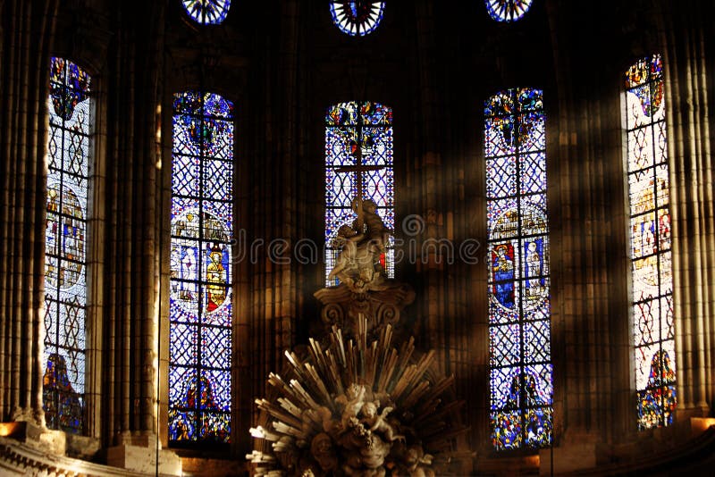 Cathedral interior editorial image. Image of european - 49019055