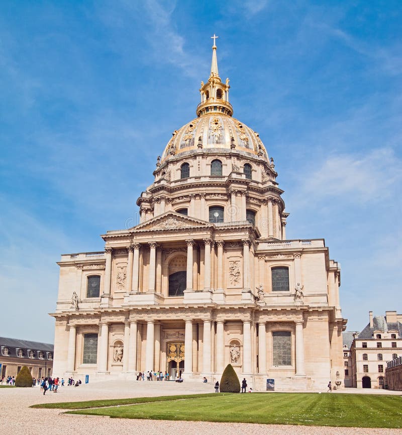 Les Invalides, Paris, France. Napoleon Tomb. Stock Image - Image of ...