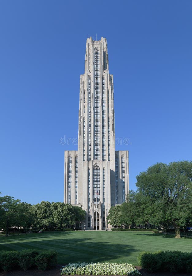 Cathedral of Learning Tower Editorial Image - Image of pittsburgh ...