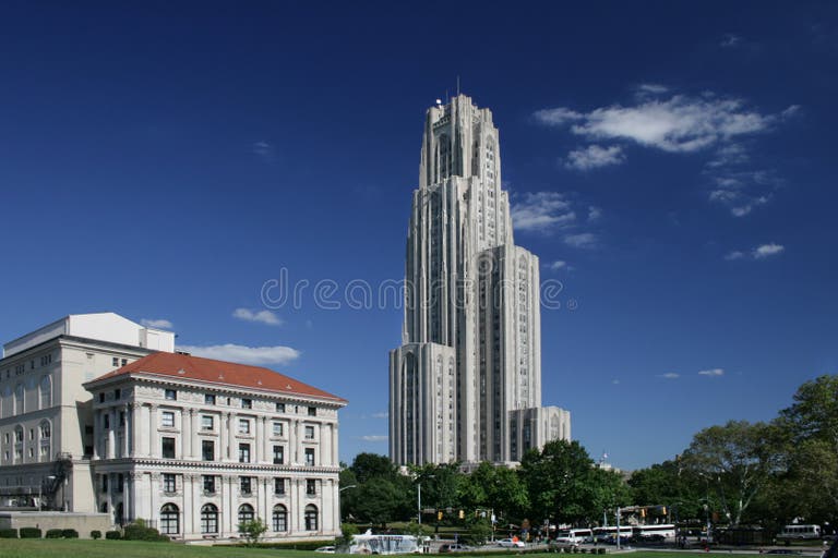Cathedral of Learning University of Pittsburgh Stock Photo - Image of ...