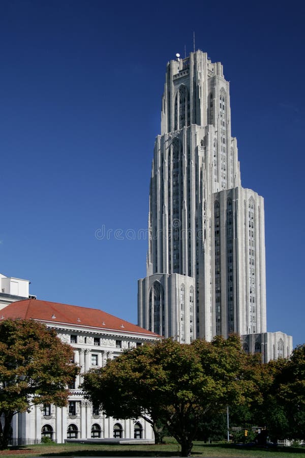 Cathedral of Learning University of Pittsburgh Stock Image - Image of ...