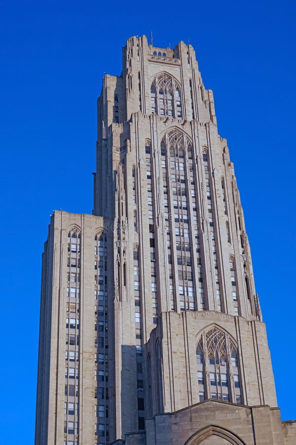 Cathedral of Learning at the University of Pittsburgh Stock Image ...