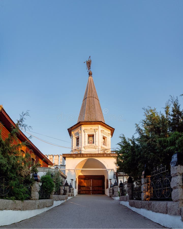 Cathedral of the Life-Giving Trinity in Trinity Monastery Stock Image ...