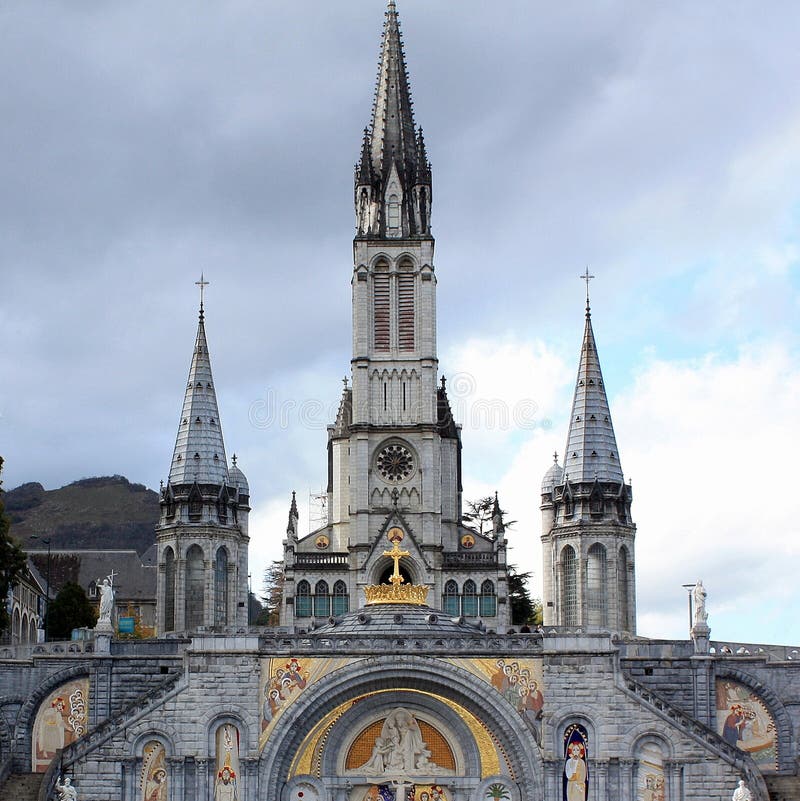 Cathedral Of Lourdes Stock Photo - Image: 43477400