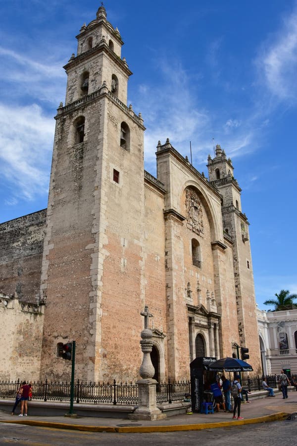 Cathedral of Merida, the Capital City in Yucatan State in Mexico ...