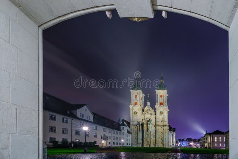 Cathedral Monastery Square St Gallen Stock Photos - Free & Royalty-Free ...