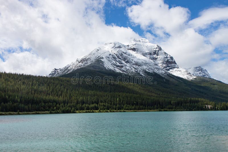 Wapta Lake, Yoho National Park, British Columbia, Canada. Stock Image ...