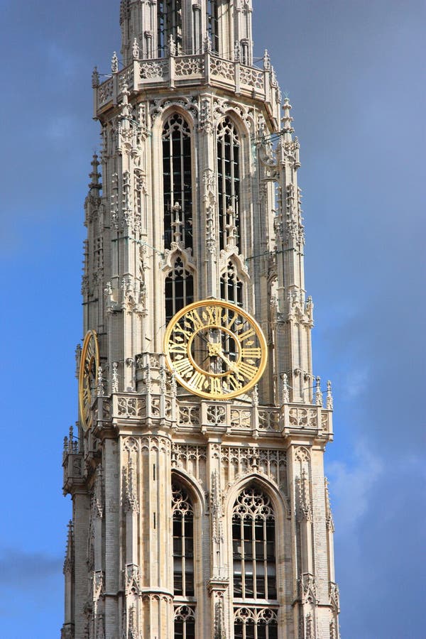 Cathedral of Our Lady in Antwerp Stock Image - Image of landmark, lady ... Cathedral of Our Lady in Antwerp Stock Image - Image of landmark, lady ...