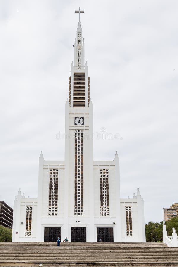 Cathedral of Our Lady of the Immaculate Conception Stock Image - Image ...