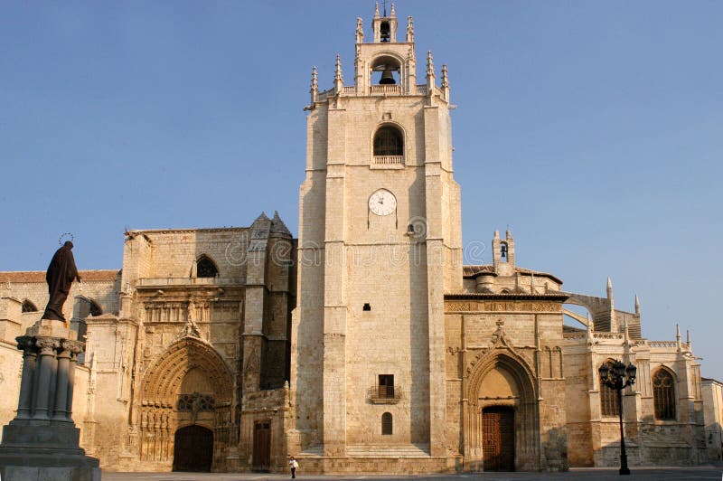 Cathedral of Palencia, Spain Stock Photo - Image of worship, pamiers ...