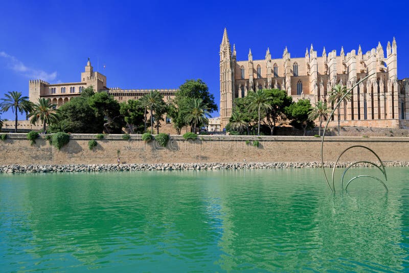 Cathedral at Palma De Majorca Stock Photo - Image of saint, majorca ...