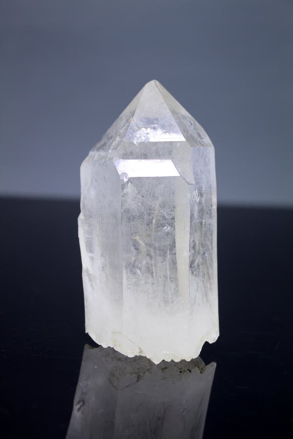 Cathedral quartz crystal stock image. Image of specimen - 85298889