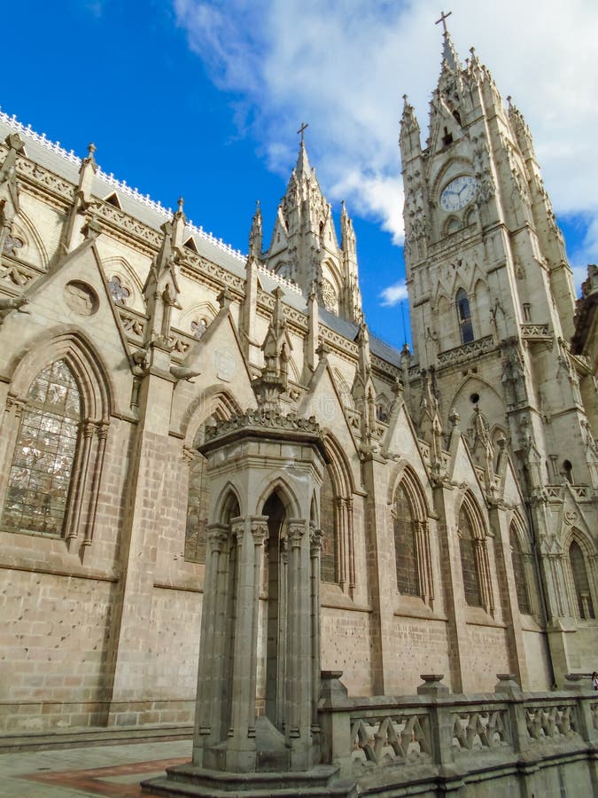 Cathedral of Quito, Ecuador Stock Photo - Image of catholic, sacred ...