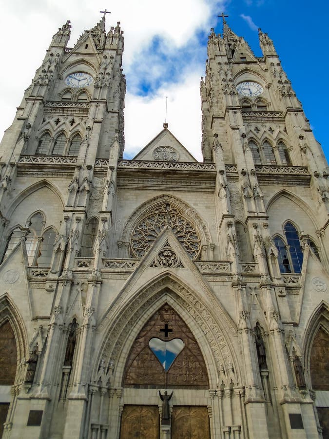 Cathedral of Quito, Ecuador Stock Photo - Image of catholic, sacred ...