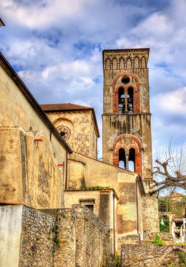 Cathedral of Ravello, Amalfi Coast, Italy Stock Image - Image of ...