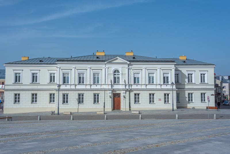 Cathedral Rectory of the Palace of the Krakow Bishops in Kielce Stock ...