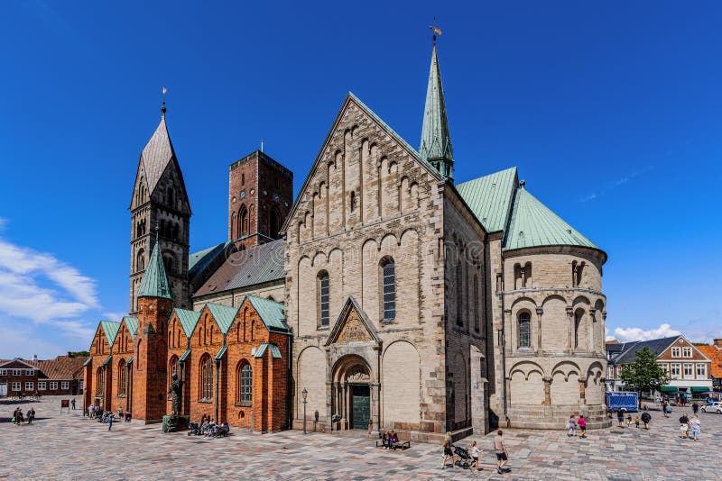 Cathedral of Ribe, Denmark editorial photo. Image of scandinavia ...
