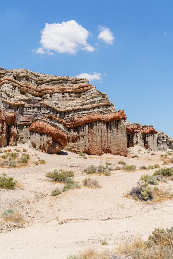 Cathedral Rock Formations at Red Rock Canyon State Park in California ...