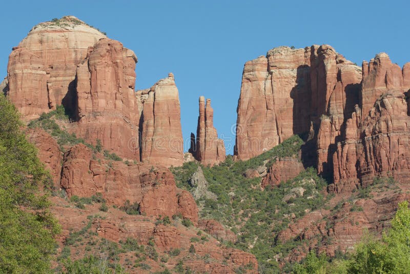 Cathedral Rock Sedona Arizona Stock Image - Image of landscape, sedona ...