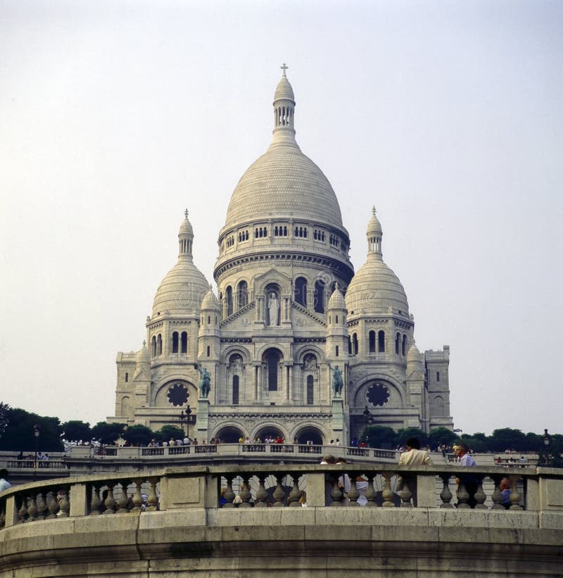 Cathedral Sacre Coeur in Paris Stock Photo - Image of basilique, church ...