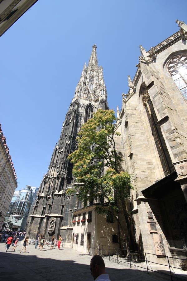 Cathedral Sacred Stephan Vienna Editorial Image - Image of cathedral ...