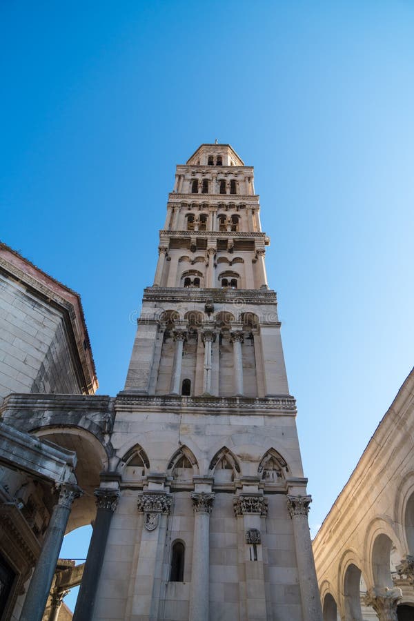 Cathedral of Saint Domnius. Stock Image - Image of croatian, balkan ...