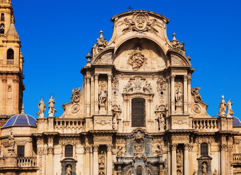 Cathedral of Saint Maria in Murcia Stock Image - Image of mary, culture ...