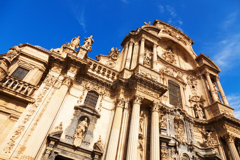Cathedral of Saint Maria in Murcia. Spain Stock Photo - Image of ...