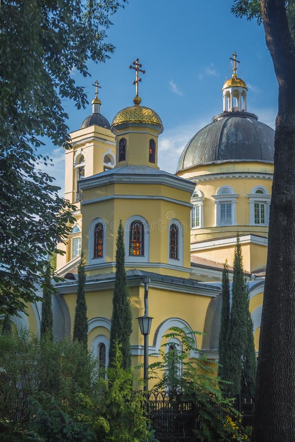 Cathedral of Saints Peter and Paul. Backside Stock Photo - Image of ...