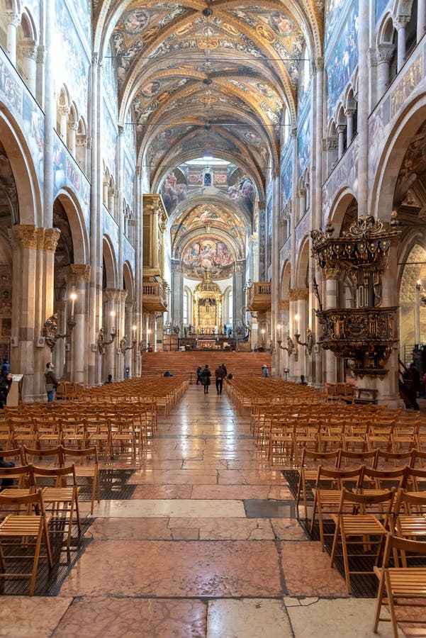The Cathedral of Santa Maria Assunta - Parma - Emilia Romagna - Italy ...